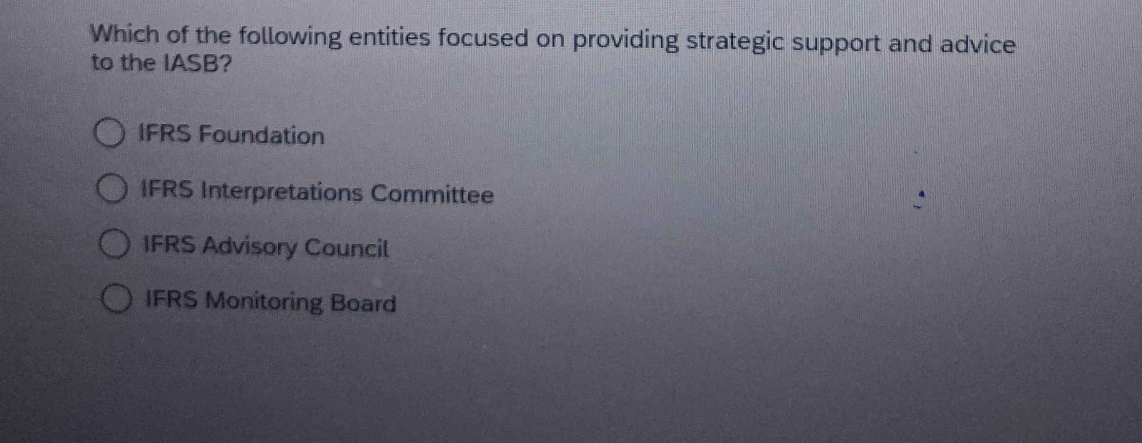 Solved Which of the following entities focused on providing | Chegg.com
