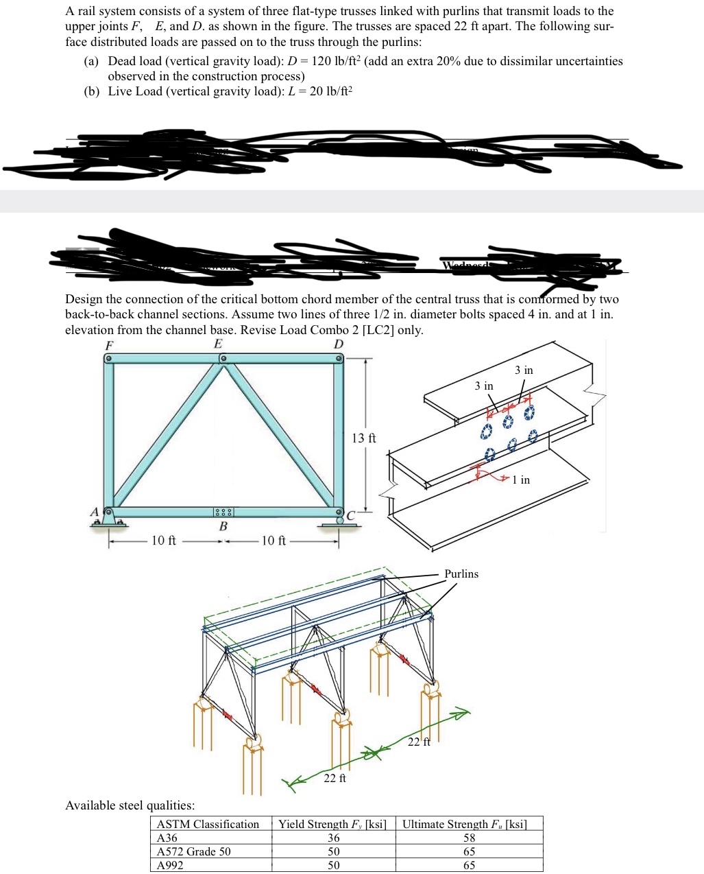 Solved A rail system consists of a system of three flat-type | Chegg.com