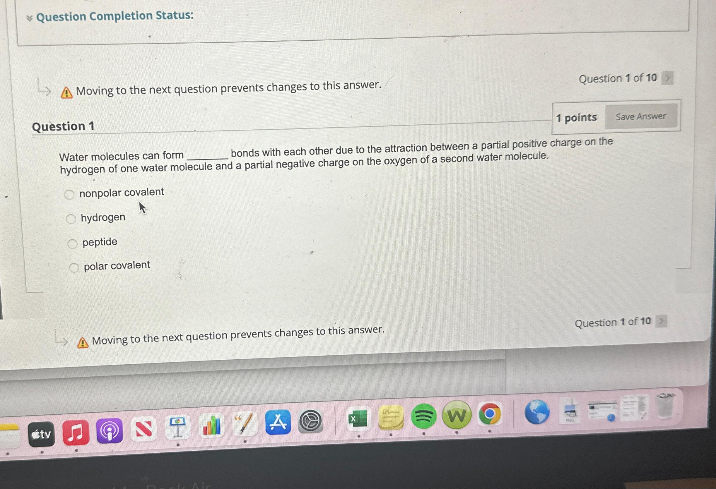 Solved ~~ Question Completion Status:Moving to the next | Chegg.com