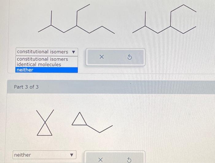 Solved constitutional isomers v constitutional isomers | Chegg.com