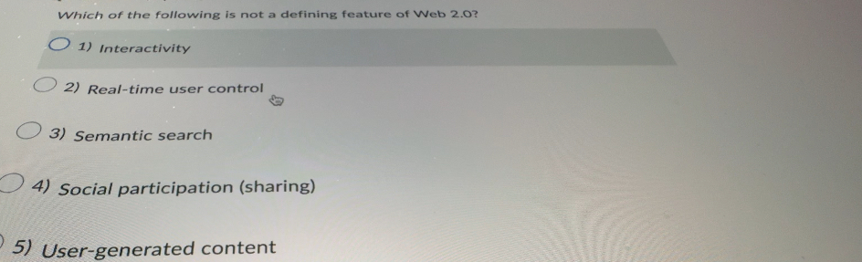 Solved Which of the following is not a defining feature of | Chegg.com