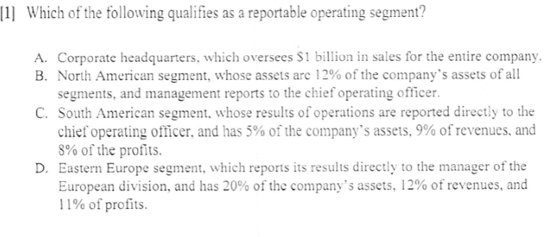 Solved [1] ﻿Which of the following qualifies as a reportable | Chegg.com