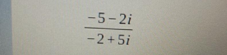 Solved -5-2i-2+5i | Chegg.com
