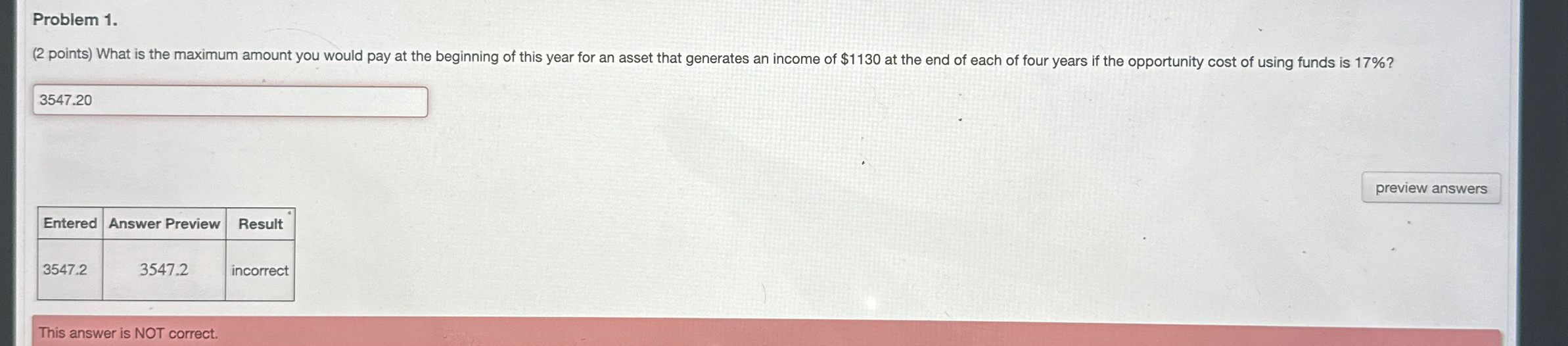 Solved Problem 1.(2 ﻿points) ﻿What is the maximum amount you | Chegg.com