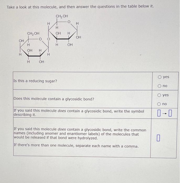 Solved Take a look at this molecule, and then answer the | Chegg.com