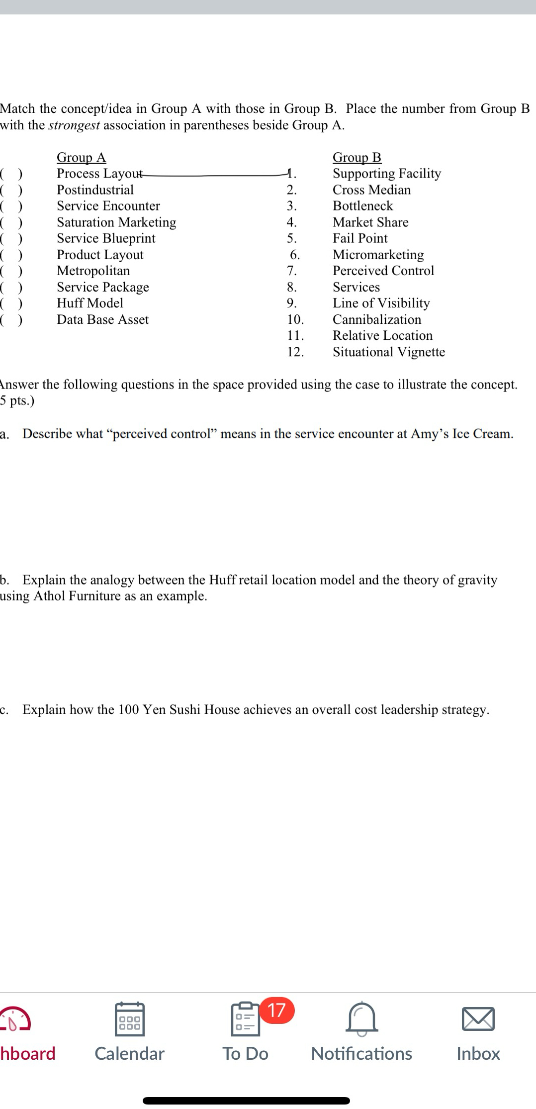 Solved Match the concept/idea in Group A with those in Group | Chegg.com