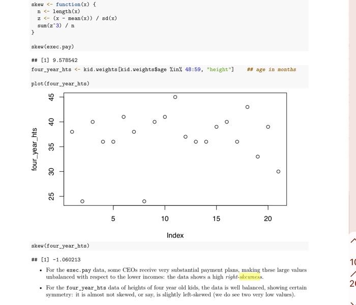 Import the rivers data set that you used in the | Chegg.com