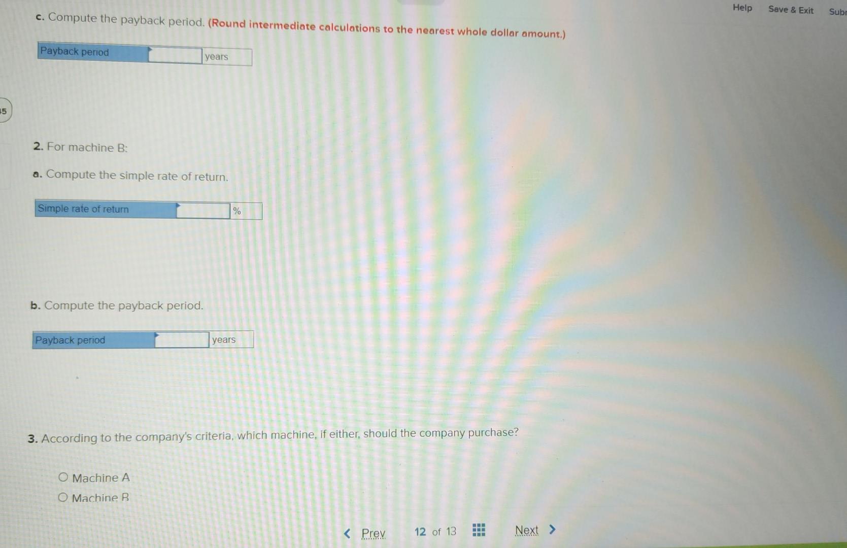 Solved Proctoring Enabled: MH Lab 4: Capital Budgeting a | Chegg.com