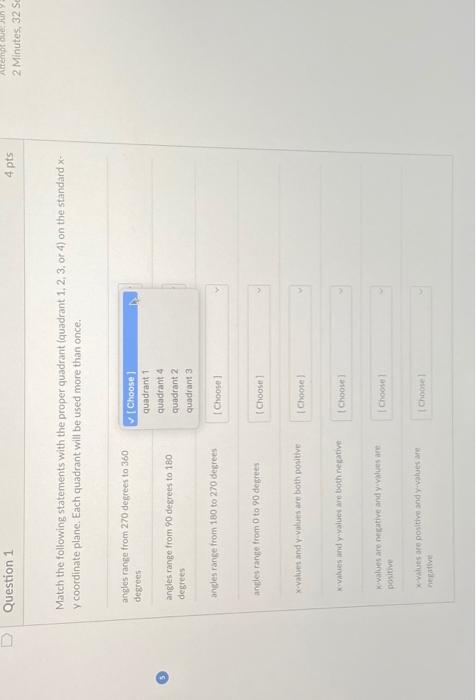 Match the following statements with the proper | Chegg.com