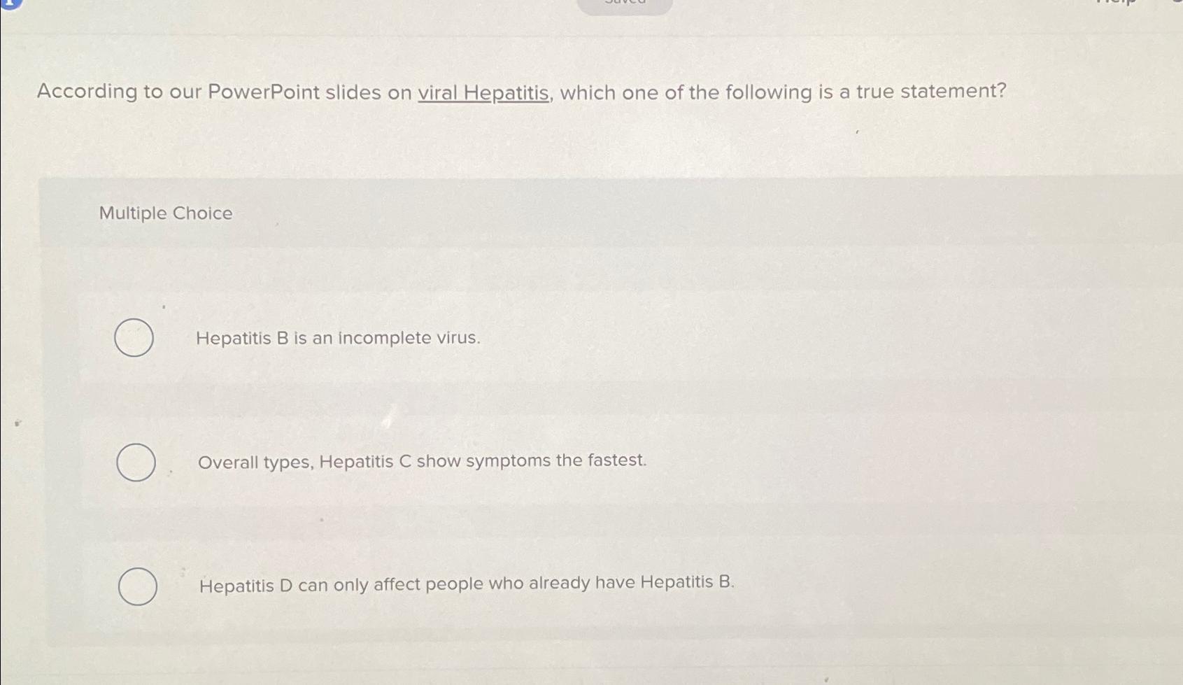 Solved According to our PowerPoint slides on viral | Chegg.com