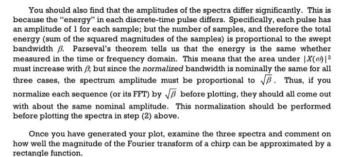 Solved 4 1 Git Chirp Function Function X Git Chirp
