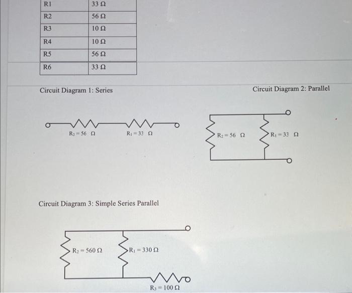 Tohla? Tohln 2 Circuit Diagram 1: Series Circuit | Chegg.com
