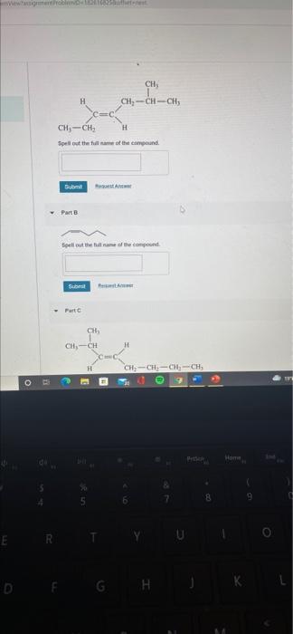 Solved CH H CH; -CH-CH CH3 -CH H Spell out the flame of the | Chegg.com
