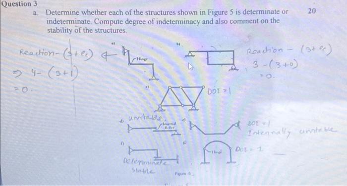 Solved Question 3 a. Determine whether each of the | Chegg.com