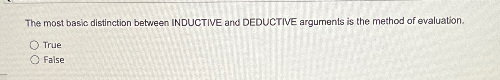 Solved The most basic distinction between INDUCTIVE and | Chegg.com