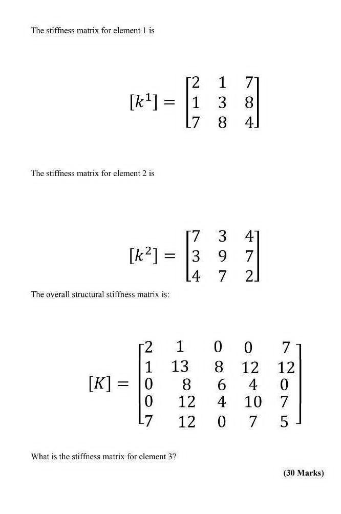 Solved Q1. (a) For a three noded triangular element composed | Chegg.com