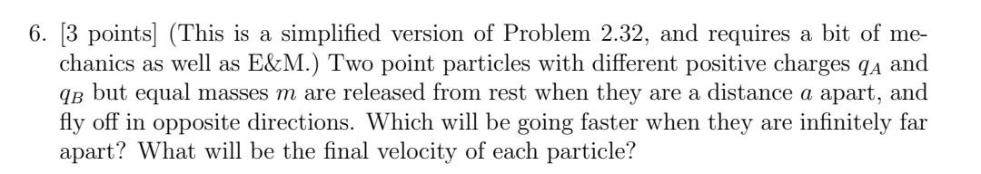 Solved 6. [3 points] (This is a simplified version of | Chegg.com