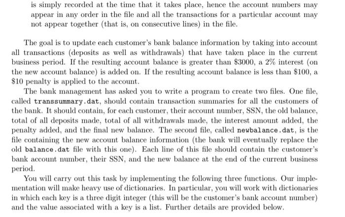 Solved (30) 1. Important note: When writing each of the | Chegg.com