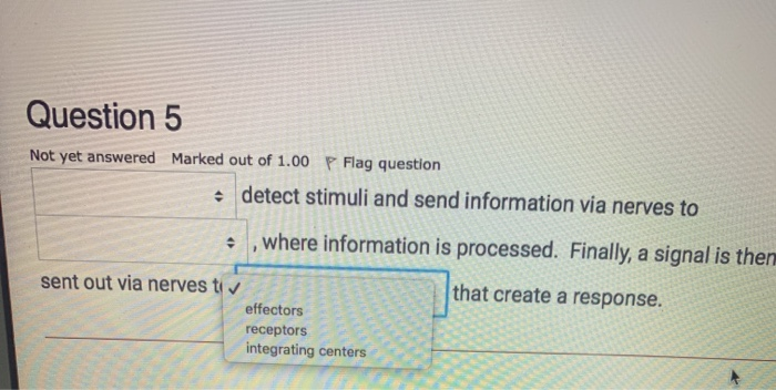 Solved Question 5 Not yet answered Marked out of 1.00 P Flag | Chegg.com