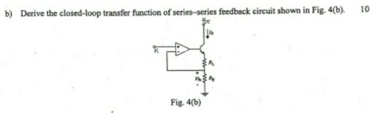 Solved b) Derive the closed-loop transfer function of | Chegg.com