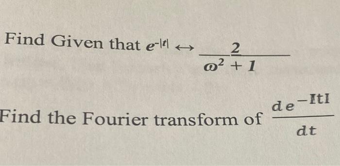 Solved Given the following equation (refer the photo) find | Chegg.com