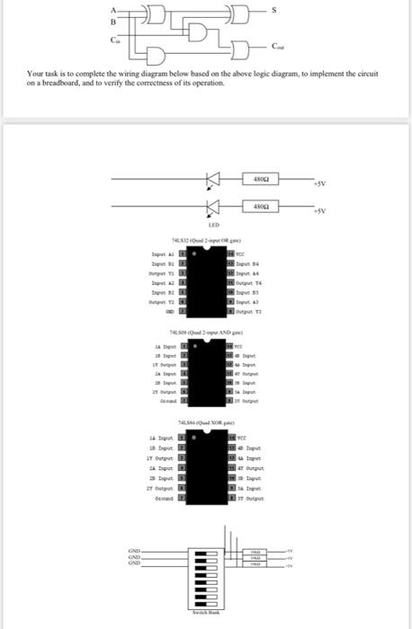 Solved Complete the wiring diagram below based on the above | Chegg.com