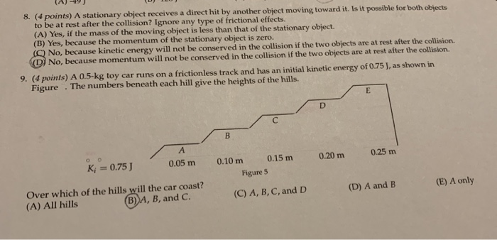 Solved 8. (4 points) A stationary object receives a direct | Chegg.com