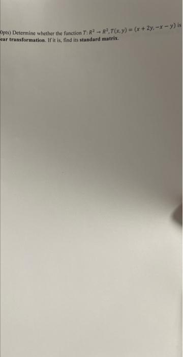 Solved Opts) Determine whether the function | Chegg.com