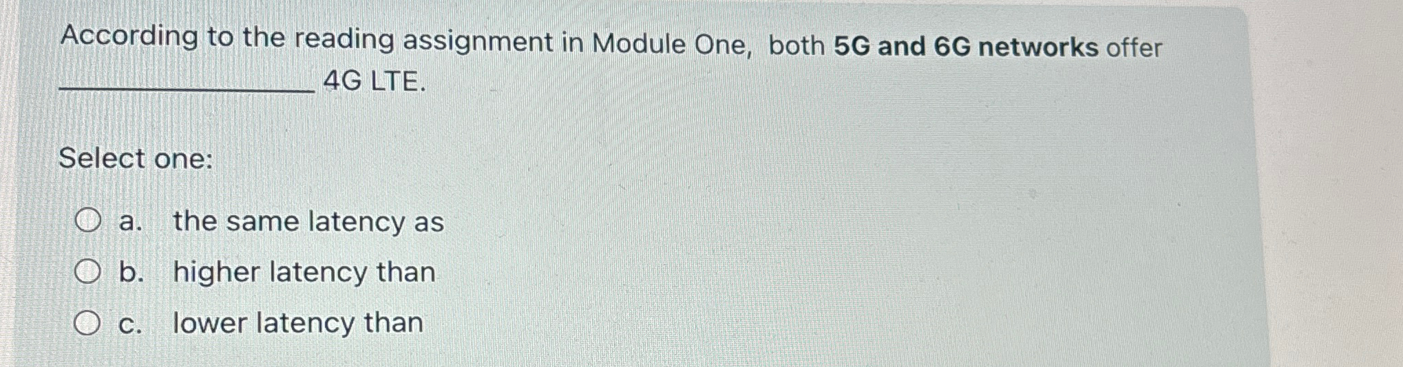 Solved According to the reading assignment in Module One, | Chegg.com