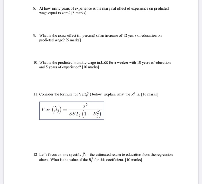 Solved Consider the following OLS regression output which is | Chegg.com