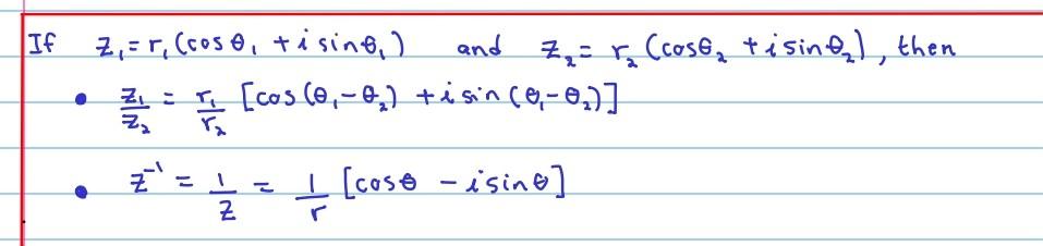 If z1=r1(cosθ1+isinθ1) and z2=r2(cosθ2+isinθ2), then | Chegg.com