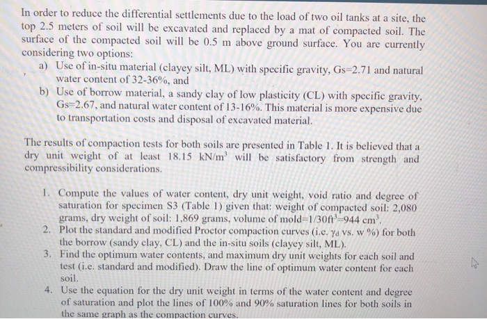Solved please help with geotechnical engineering question! | Chegg.com