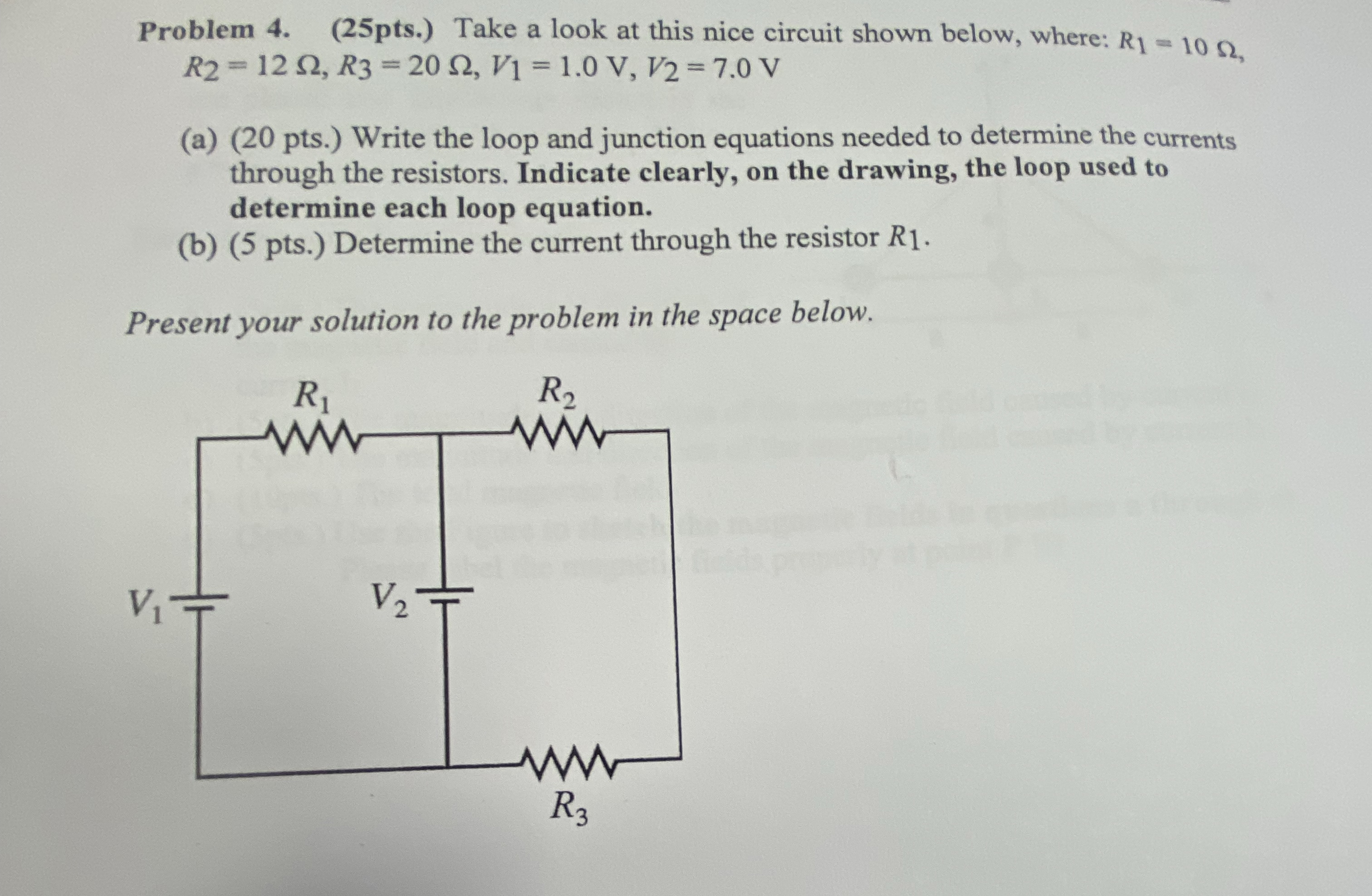 Solved Problem 4. (25pts.) ﻿Take a look at this nice circuit | Chegg.com