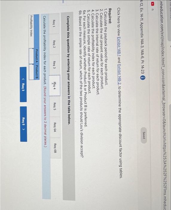 Solved Exercise 14A-3 (Static) Basic Present Value Concepts | Chegg.com