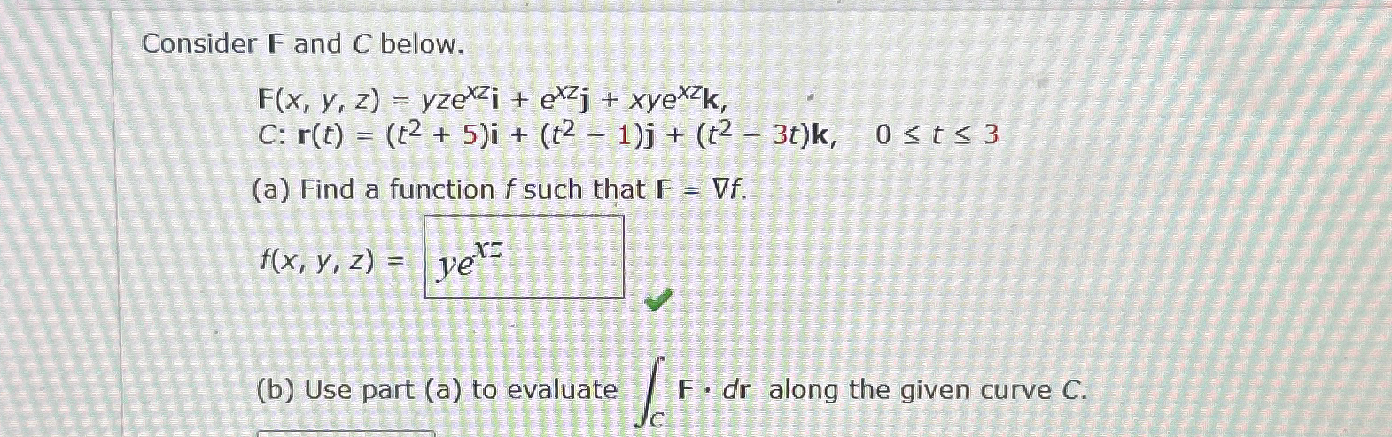 Solved Consider F ﻿and C | Chegg.com