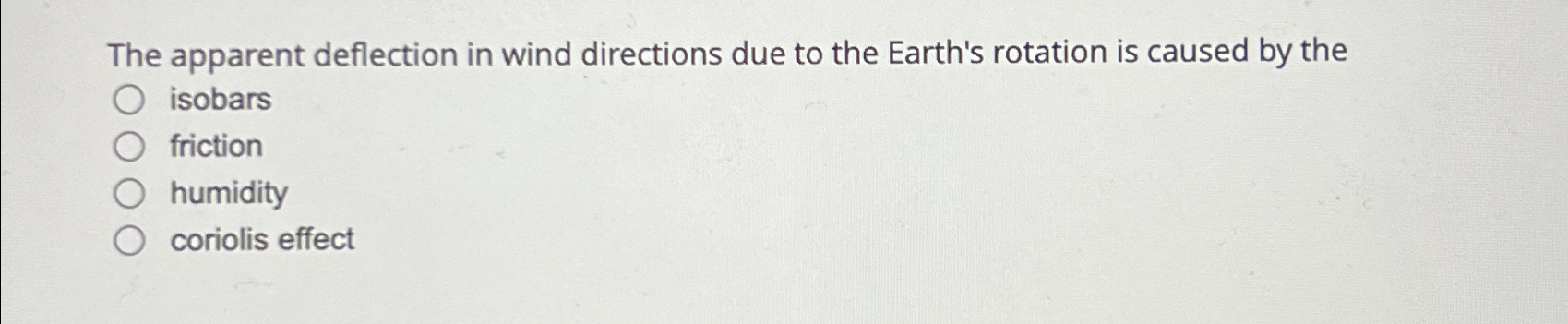Solved The apparent deflection in wind directions due to the | Chegg.com