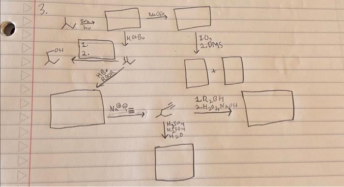 Solved Fill in the boxes with the correct compounds and | Chegg.com
