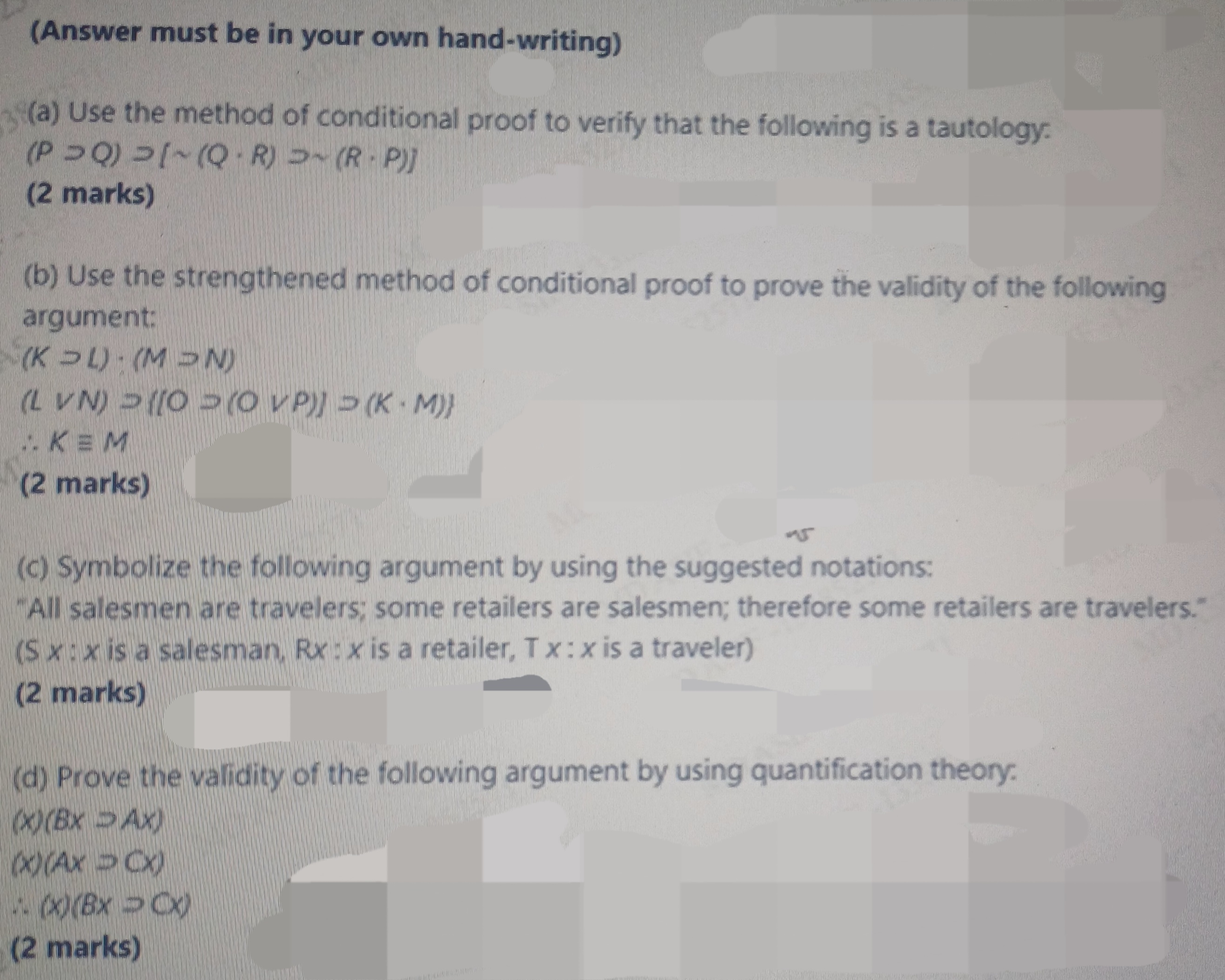Solved (Answer must be in your own hand-writing)(a) ﻿Use the | Chegg.com