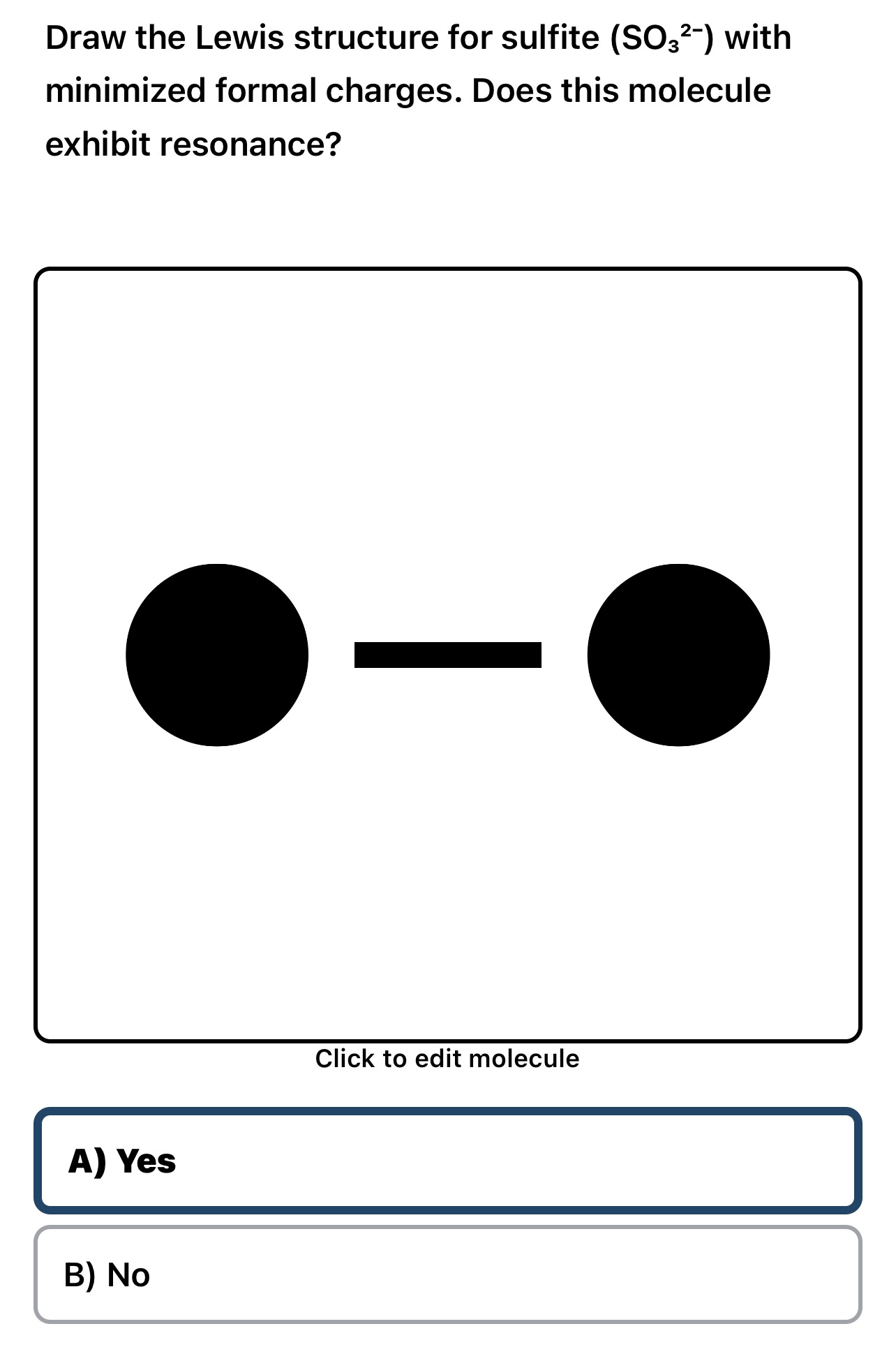 Solved Draw the Lewis structure for sulfite (SO32-) ﻿with | Chegg.com