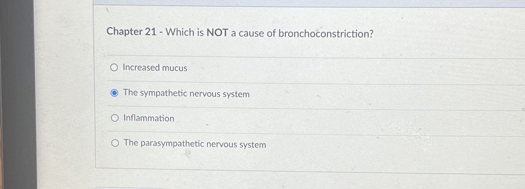 Solved Chapter 21 - ﻿Which is NOT a cause of | Chegg.com