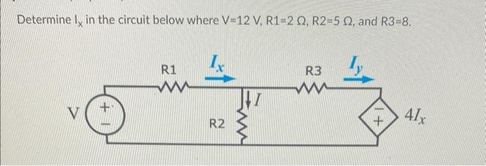 Solved Determine Ix in the circuit below where | Chegg.com