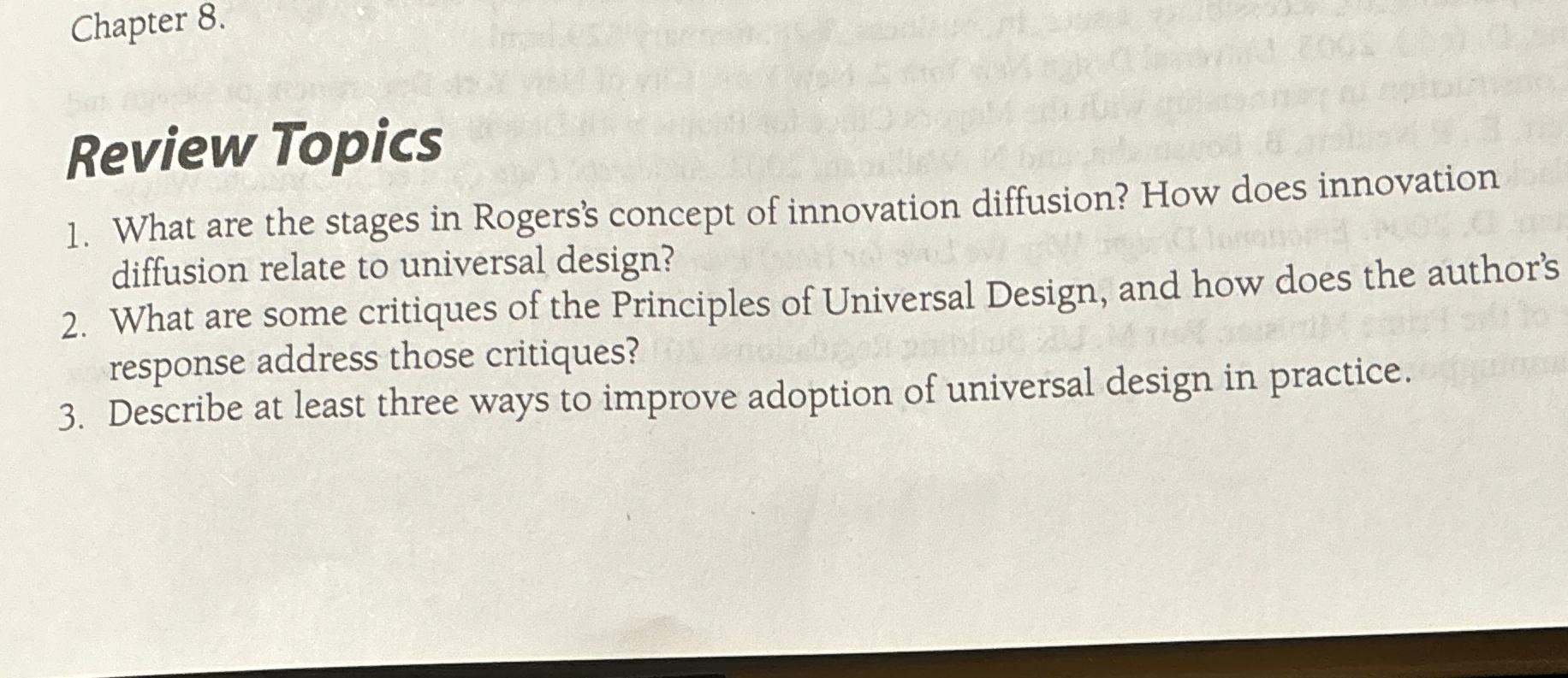 Solved Chapter 8.Review TopicsWhat are the stages in | Chegg.com