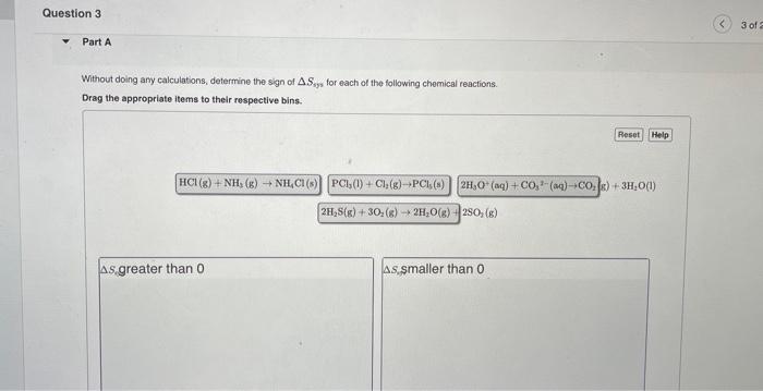 Solved Without doing any calculations, determine the sign of | Chegg.com