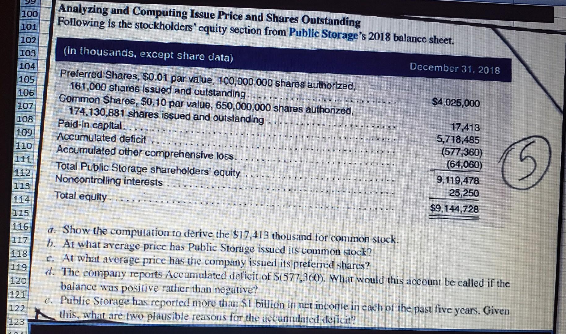 Solved 100 Analyzing and Computing Issue Price and Shares | Chegg.com