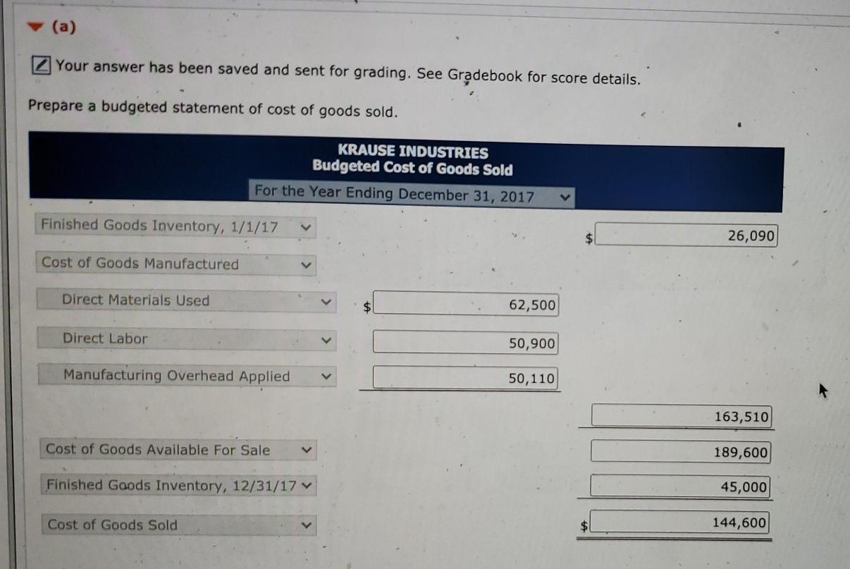 Solved Problem 23-6A (Part Level Submission) Krause | Chegg.com