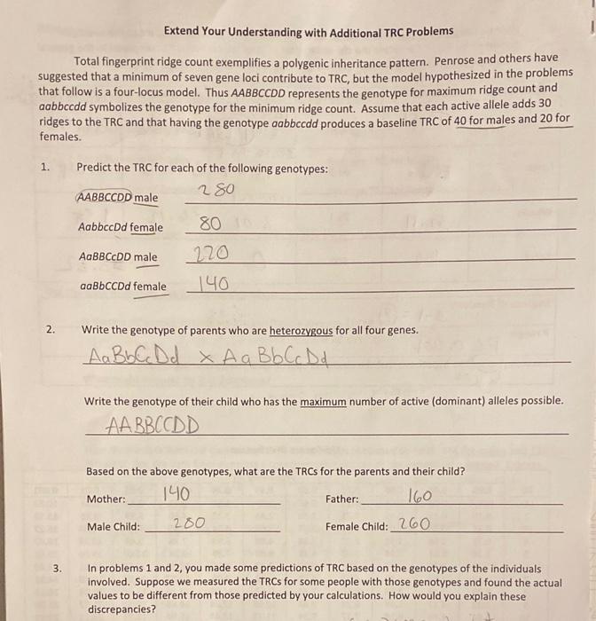 In problems 1 and 2 , you made some predictions of | Chegg.com