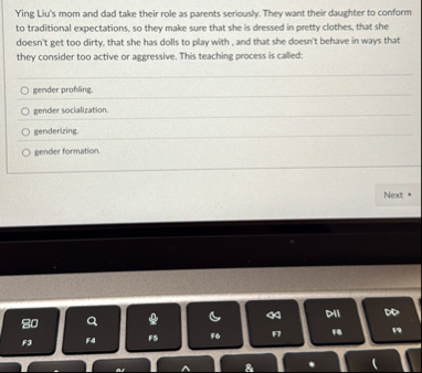 Solved Ying Liu's mom and dad take their role as parents | Chegg.com