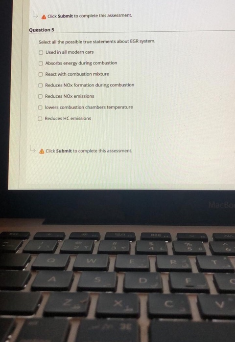 Solved Click Submit to complete this assessment. Question 5 | Chegg.com