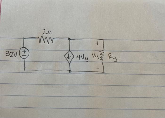 Solved what is Ry (load resistor value in ohms) due to the | Chegg.com