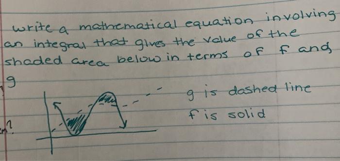 Solved #13 write a mathematical equation involving an | Chegg.com
